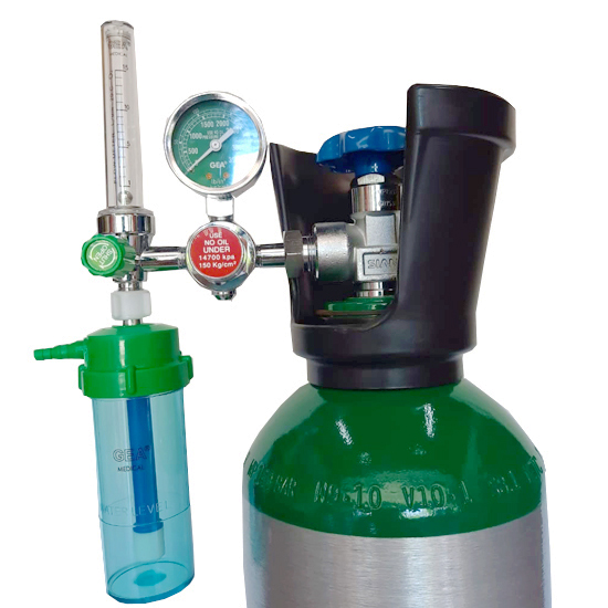 Medical Oxygen Tank Complete with Regulator - Lautan Berkat Dive ...